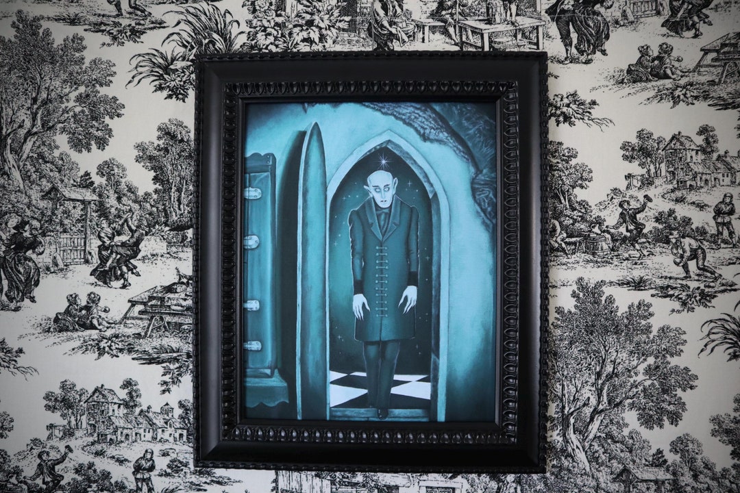 Nosferatu Art Print | Starry Gothic Vampire Decor | 1920s Film-inspired ...