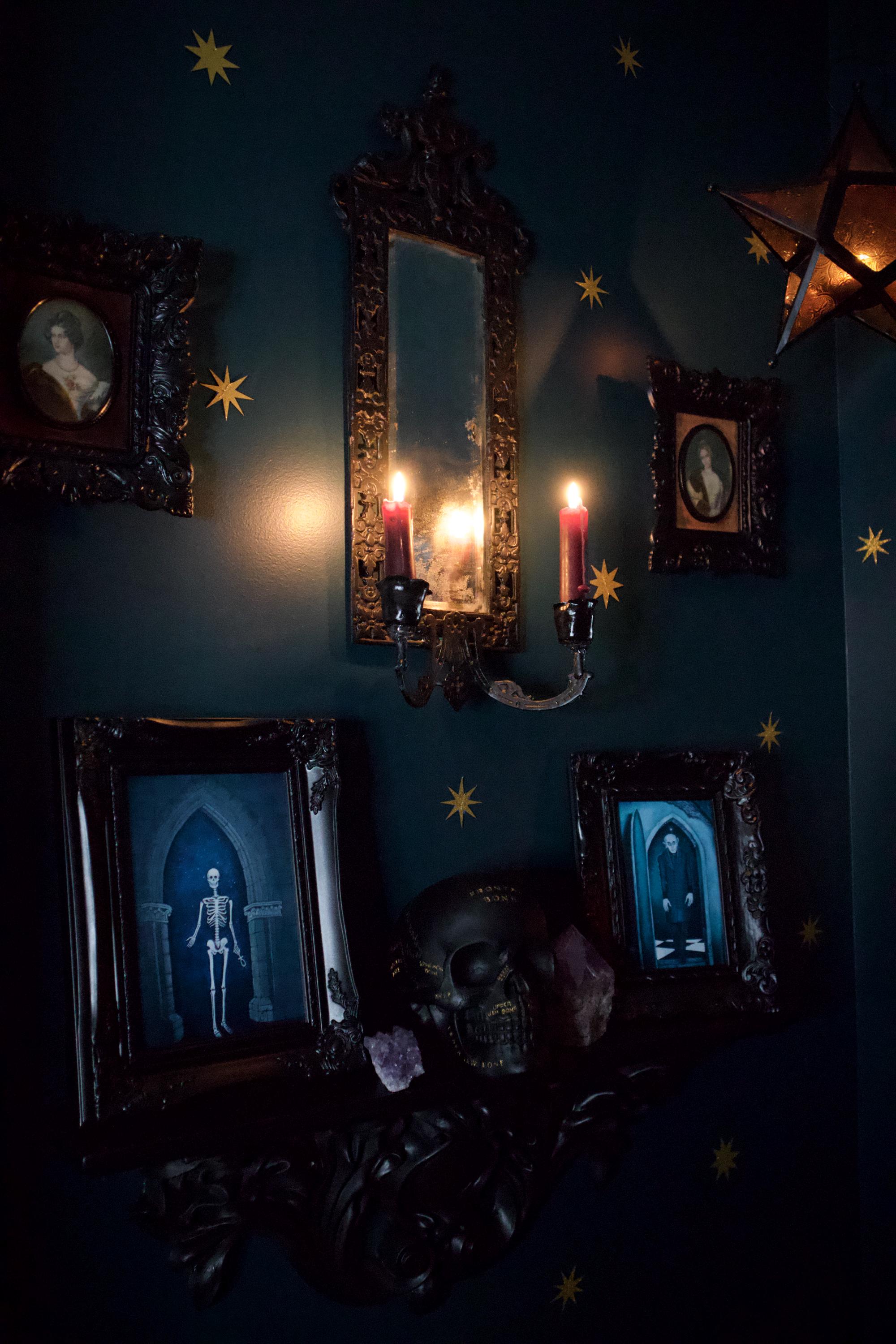 Nosferatu Art Print Starry Gothic Vampire Decor 1920s Film-inspired ...