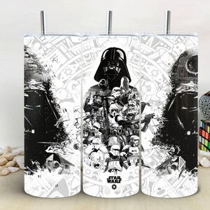Bundle 10 File for Star Wars Characters Tumbler Wrap, 20oz Skinny ...