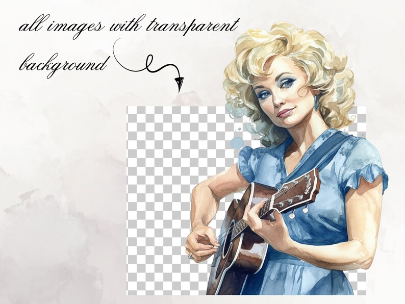 Dolly Parton PNG Tennessee Dolly Sublimation Watercolor - Etsy