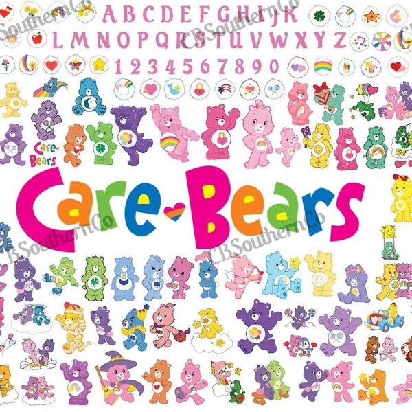 Care Bears Png - Etsy