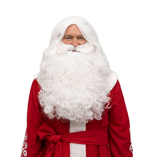 Realistic Santa Beard - Etsy