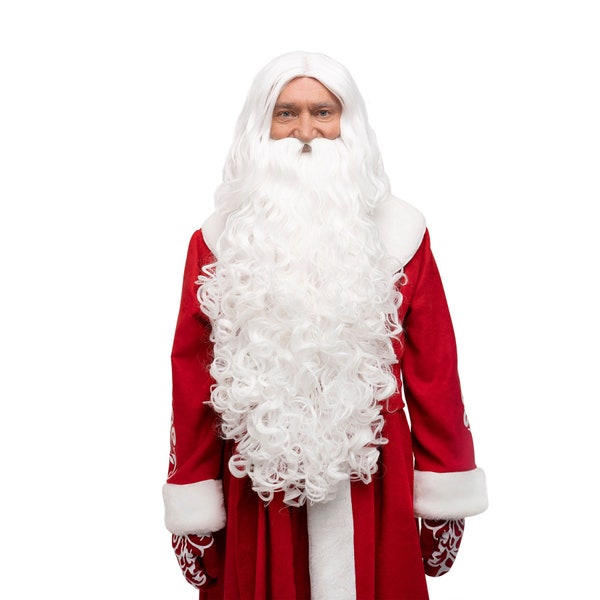Professional Santa Beard and Wig - Etsy