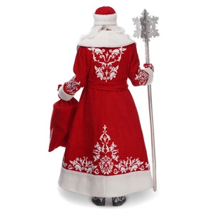 Magic Red Santa Claus M-L Handmade High-quality Christmas Costume Set ...