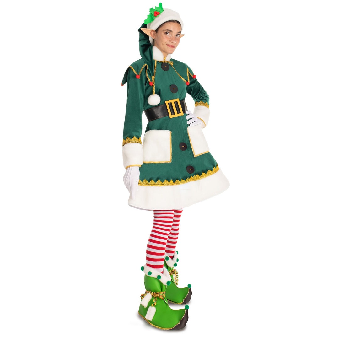 Elf Girl Fabulous M-L Handmade High-quality Christmas Costume Set for a ...
