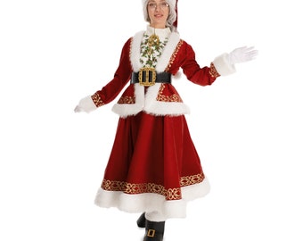 Mrs. Claus Costume - Etsy
