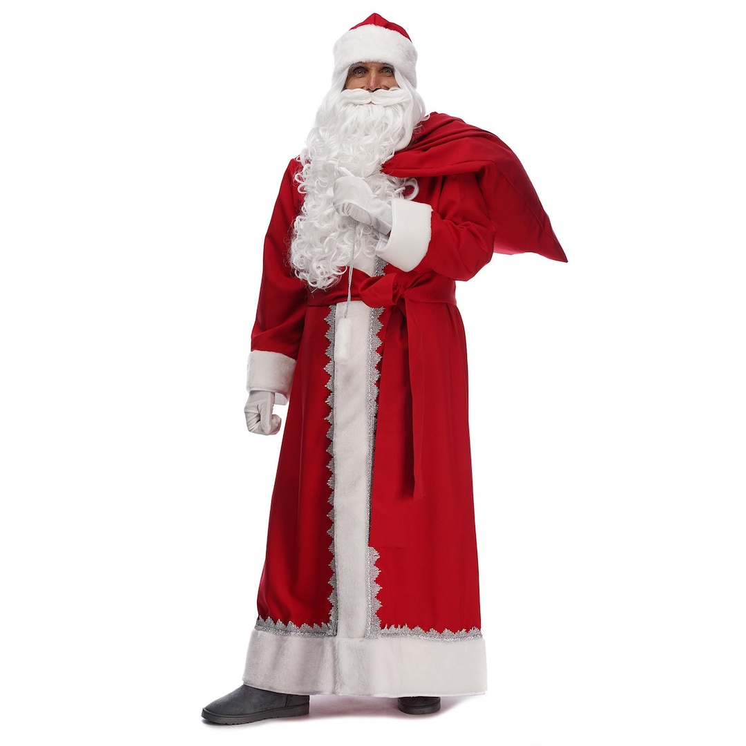Santa Claus Robe Christmas Costume Set for a Professional Entertainer ...
