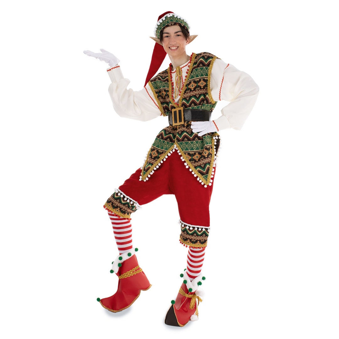 Scandinavian Elf Boy Christmas Costume High-quality Handmade Set for a ...