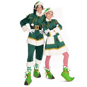 Elf Girl Green Outfit Handmade High-quality Costume Set for Christmas ...