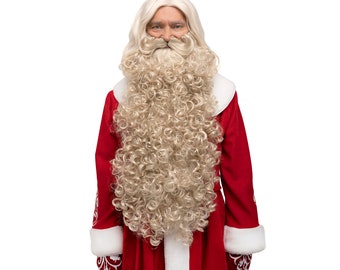 Professional Santa Beard and Wig - Etsy