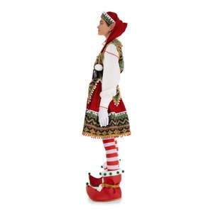 Scandinavian Elf Girl Christmas Costume – Handmade High-quality Outfit ...