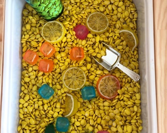 Lemonade Sensory Bin - Etsy