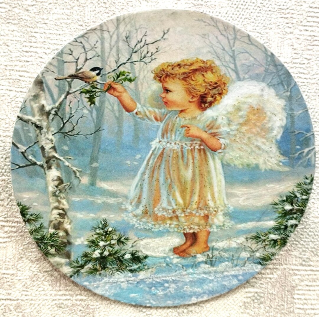 Painted CD, Wall Decor, Wall Painting on CD - Etsy