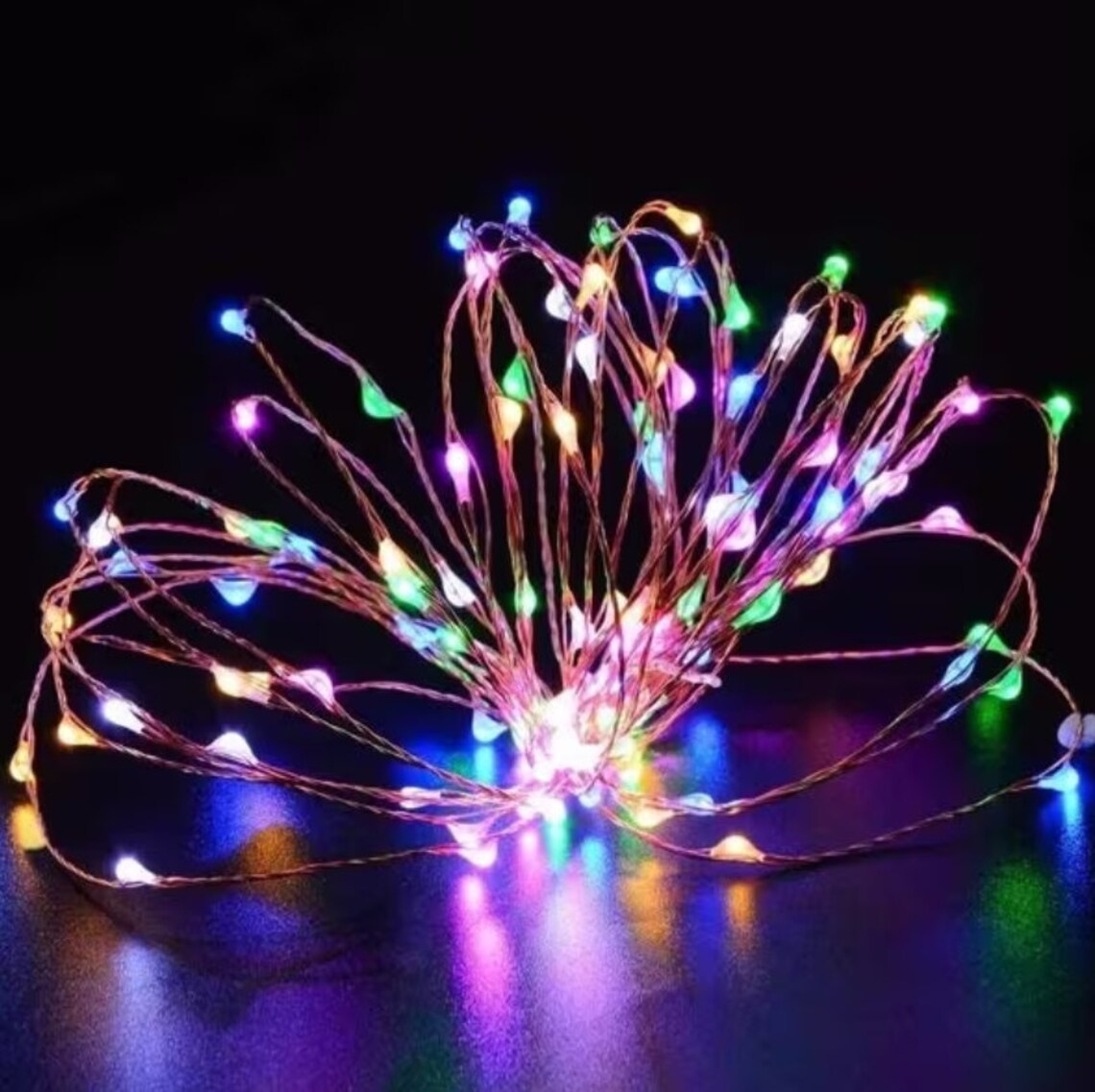 LED Christmas Lights USB - 40m Length, 20m Length or 5m Length String ...