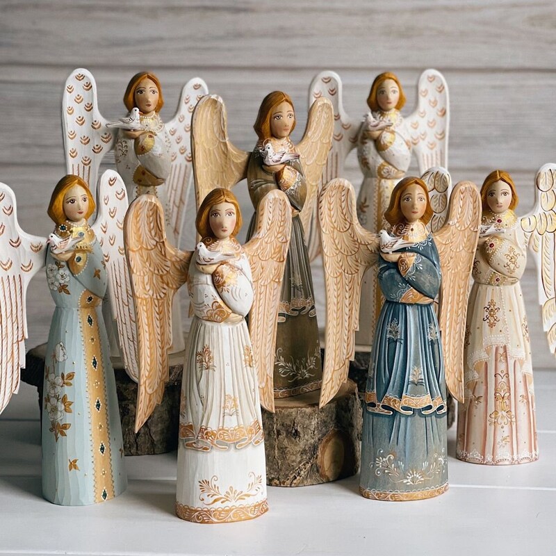 Angel Figurines - Etsy