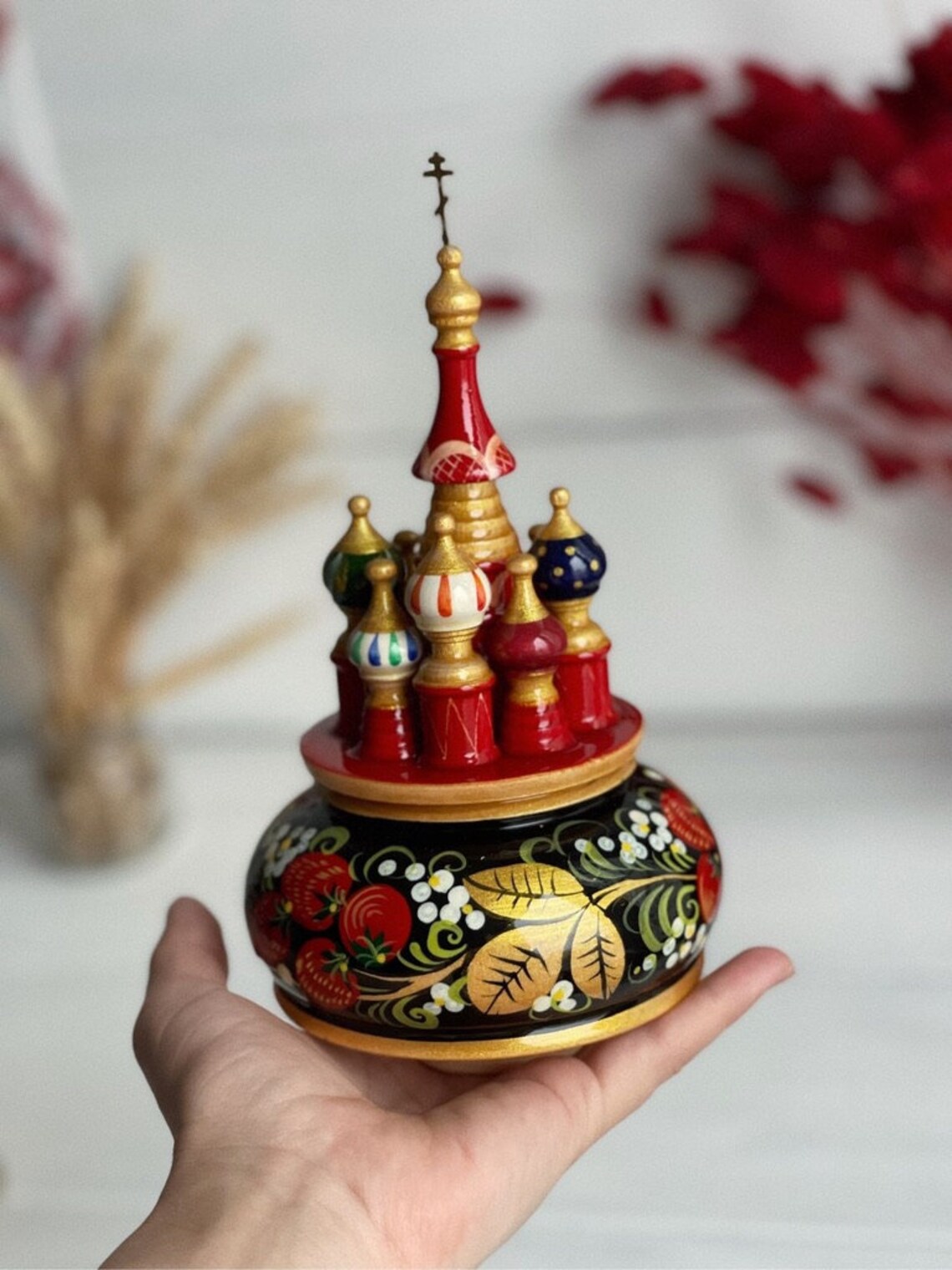 Enchanting Russian Music Box: St Basil's Cathedral - Etsy