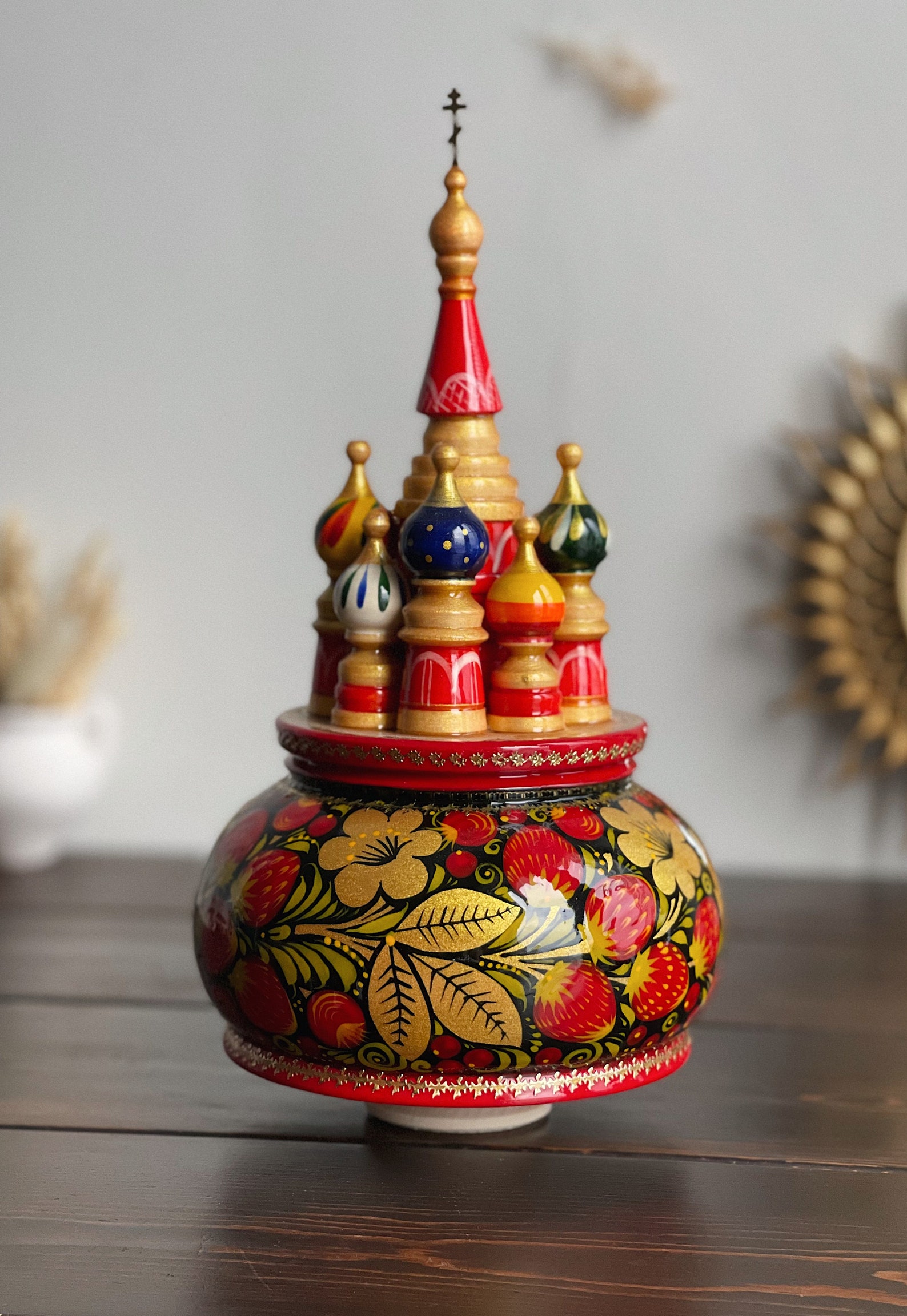 St. Basils Cathedral Russian Music Box 11.8 Music - Etsy UK