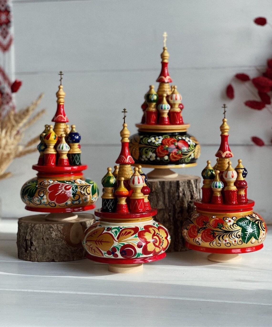 St. Basils Cathedral Russian Music Box 11.8 Music - Etsy UK