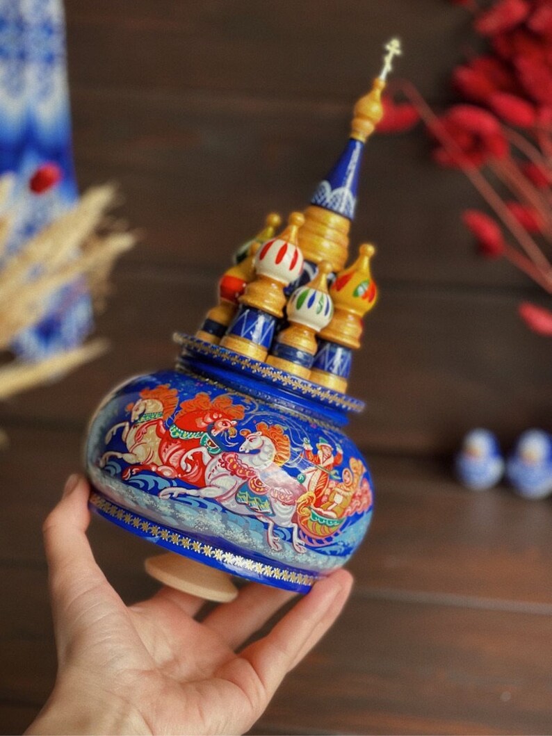 Enchanting Russian Music Box: St Basil's Cathedral - Etsy