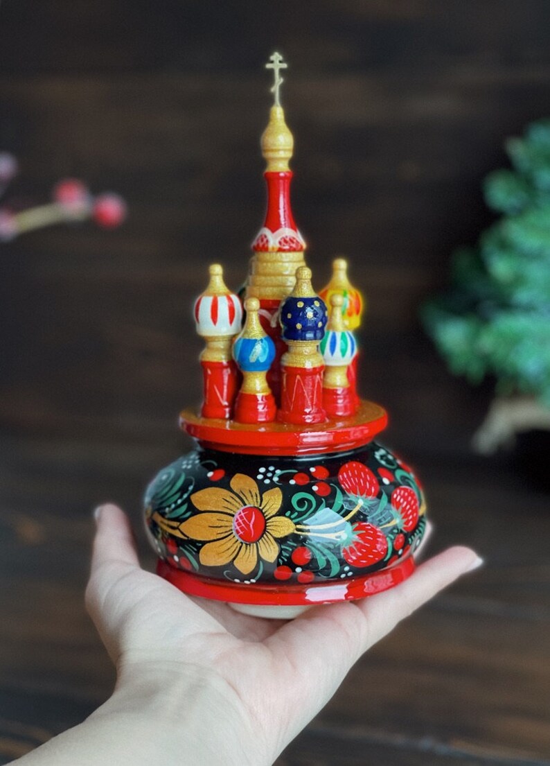 Enchanting Russian Music Box: St Basil's Cathedral - Etsy