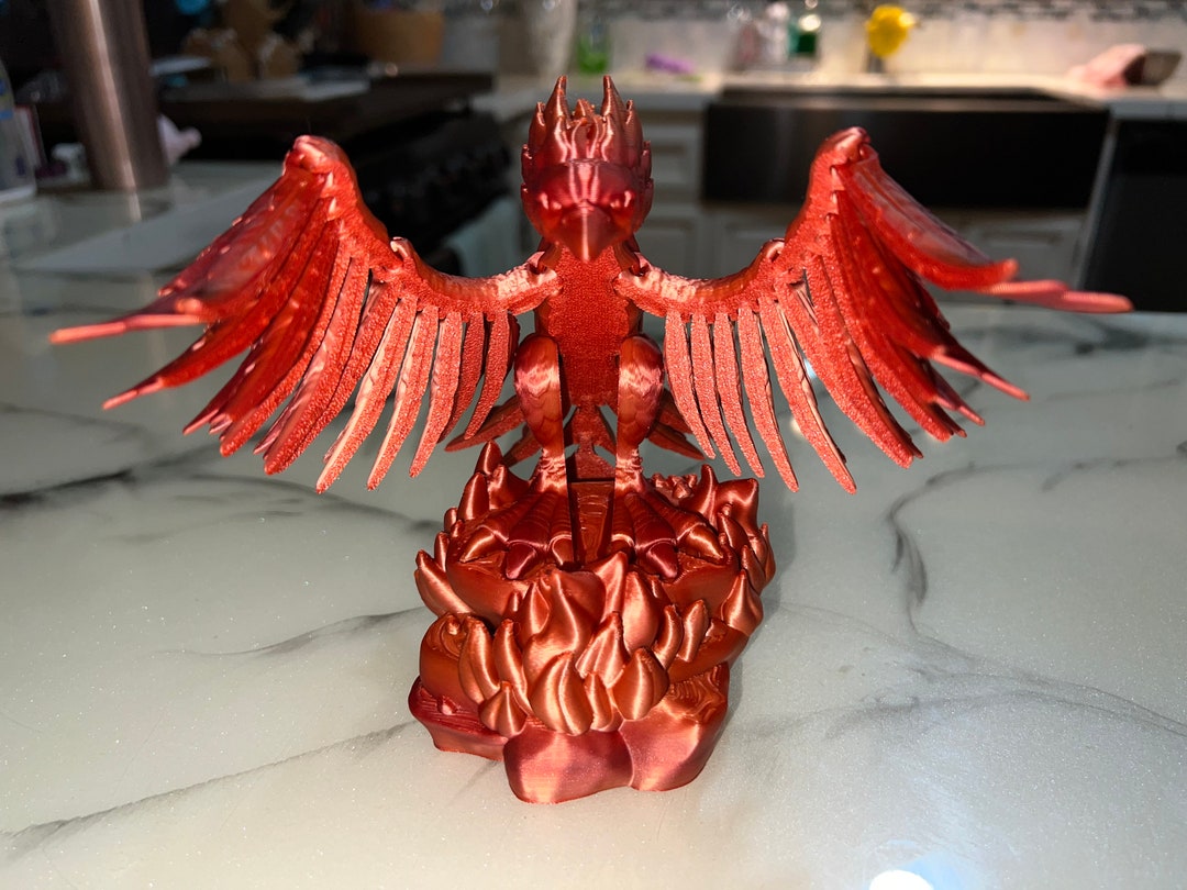 Adorable Articulating Flexi Phoenix - Etsy