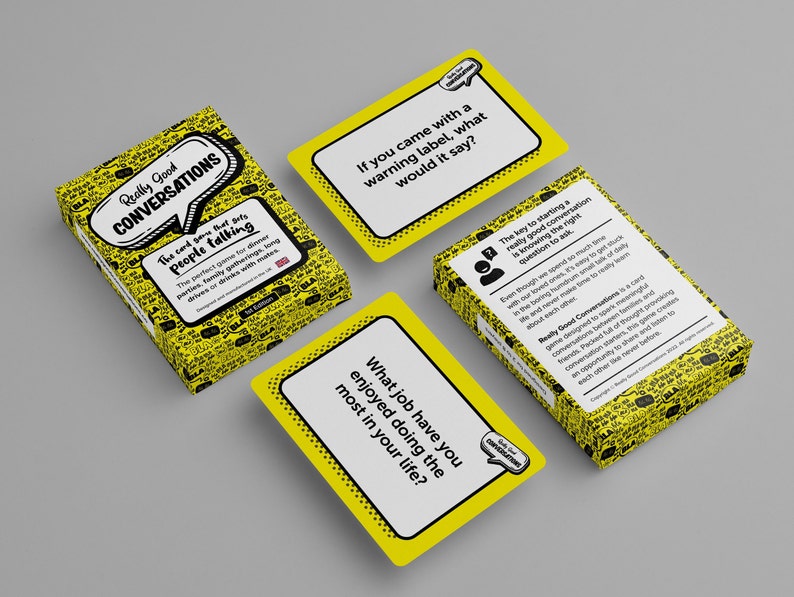Really Good Conversations Card Game - Conversation Starters, Party ...