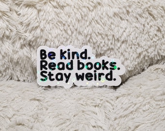 Stay Weird Sticker - Fun Vinyl Decal - Etsy