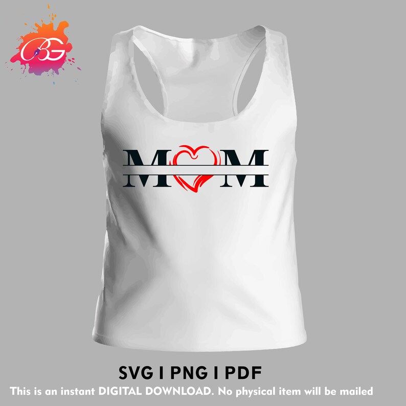 Mom Monogram Svg Mom Svg Mama Svg Mothers Day Svg Split - Etsy