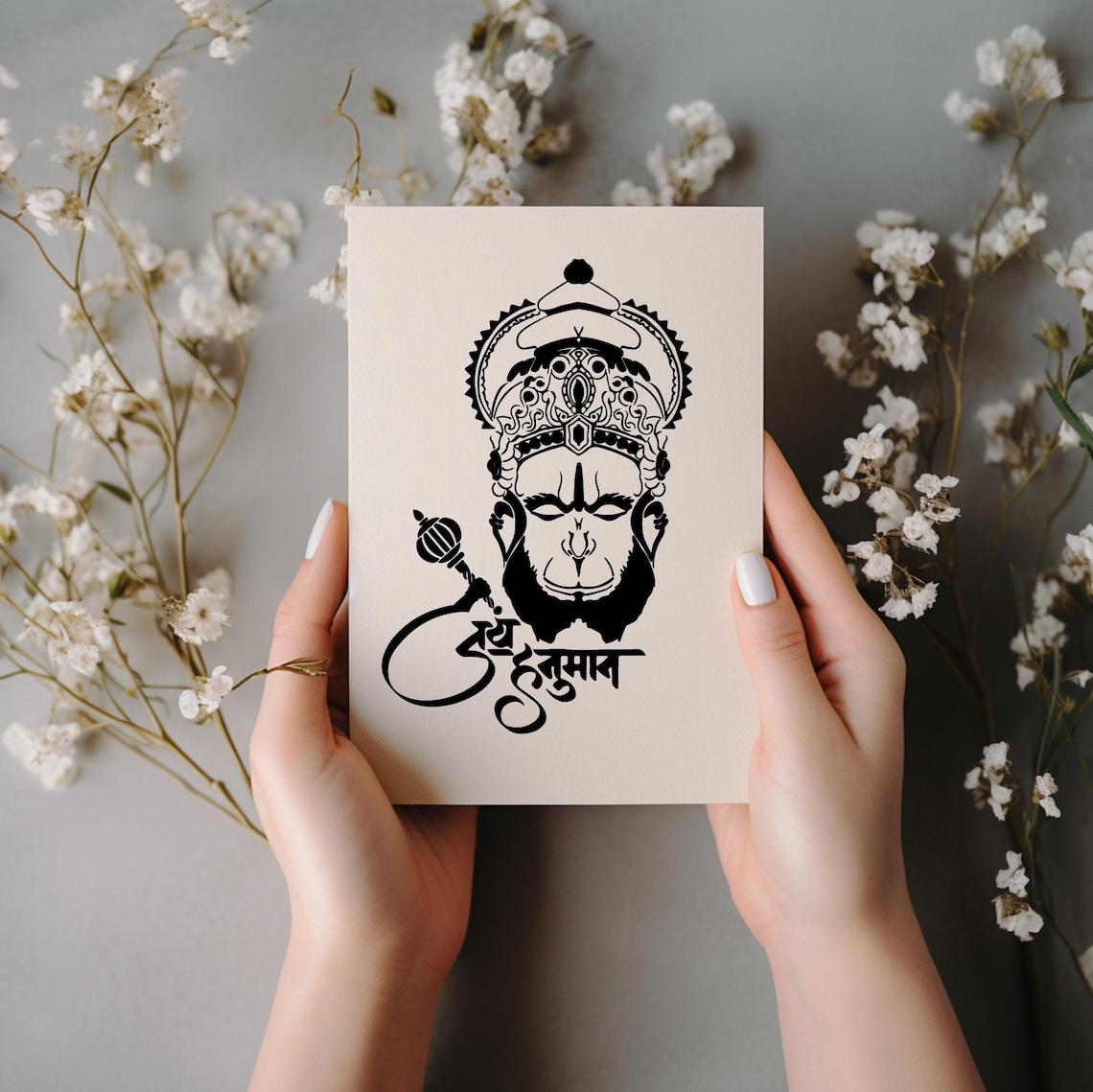 Lord Hanuman SVG PNG Bundle: Hindu God Cut Files (digital Download) - Etsy