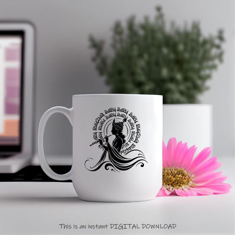 Krishna SVG Cut File: Indian God T-shirt Design (digital Download) - Etsy