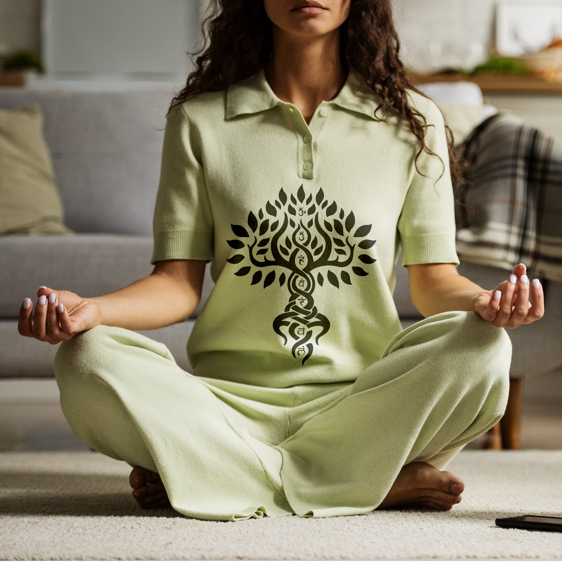 7 Chakras Tree SVG: Yoga Meditation Cut File (digital Download) - Etsy