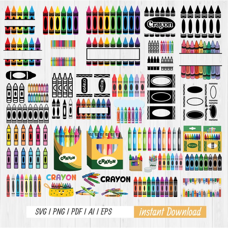 Crafts With Crayons for Adults - Etsy