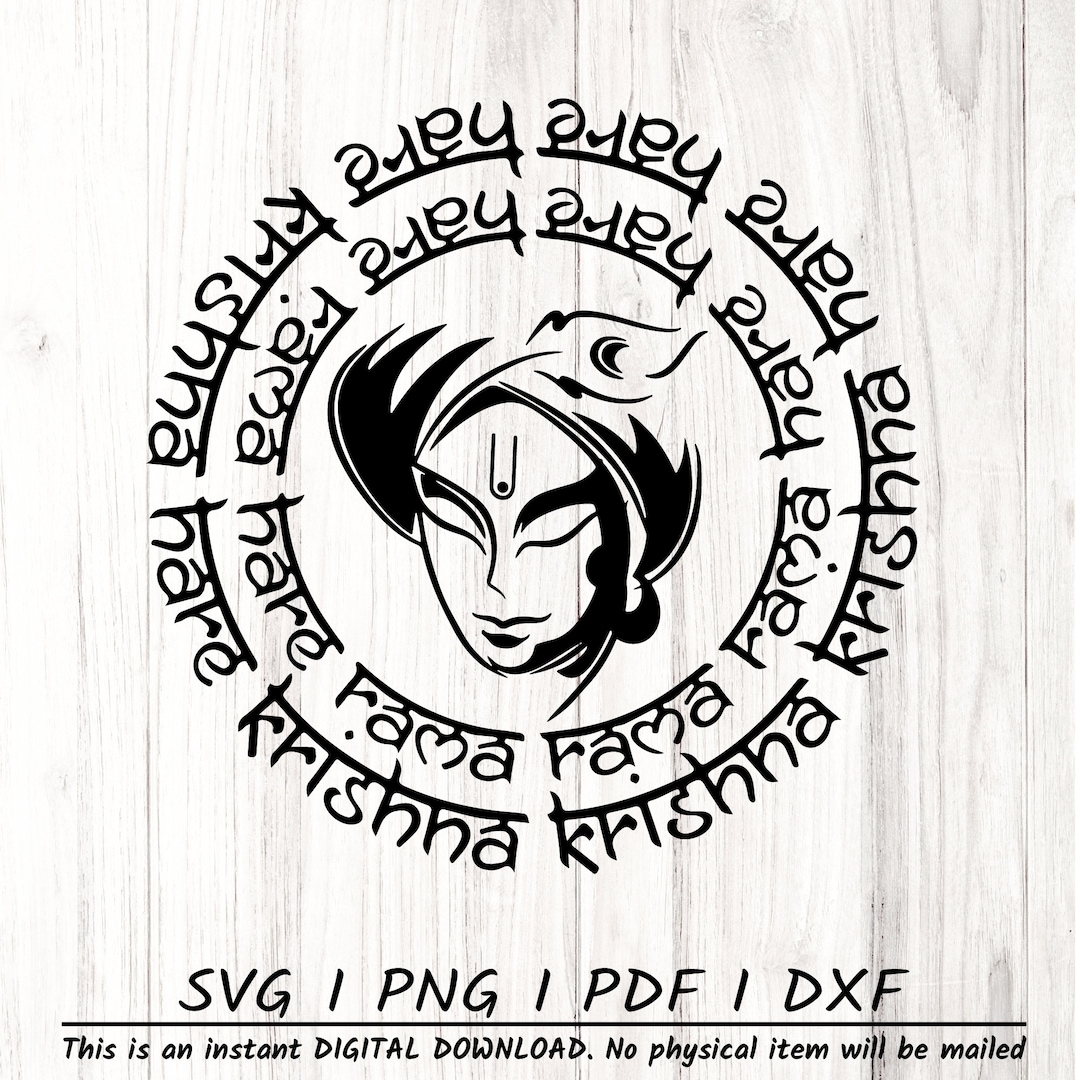 Krishna SVG Cut File, Hindu God, Indian Worship (digital Download) - Etsy