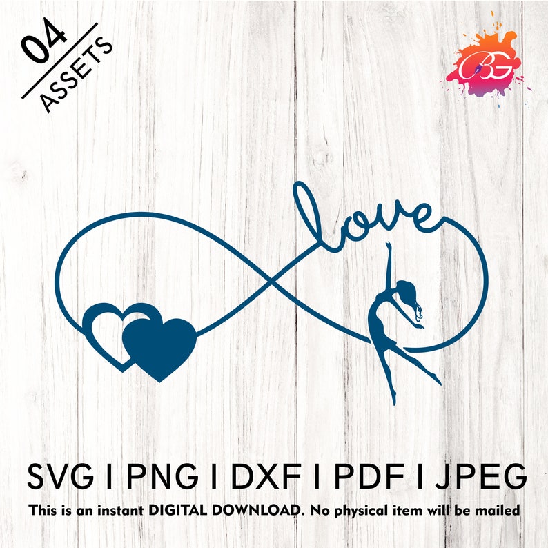 Infinity LOVE SVG, Infinity Svg Bundle, Valentine Svg, Heart Svg ...