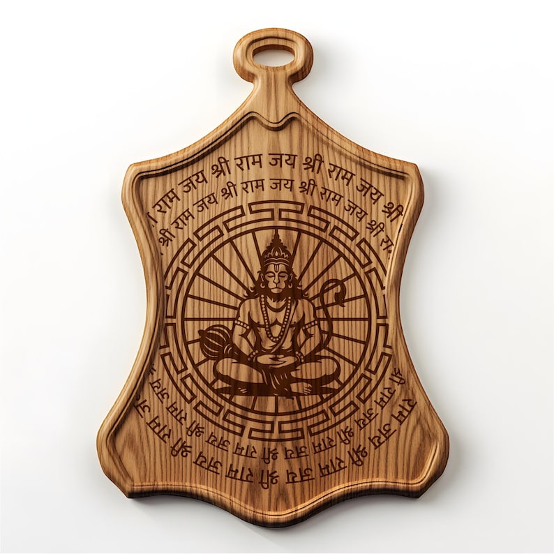 Hanuman Wall Decor SVG: Laser Cut Hindu God Design (digital Download ...