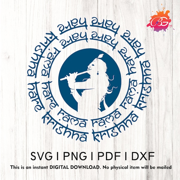 Krishna Laser Cut File - Etsy