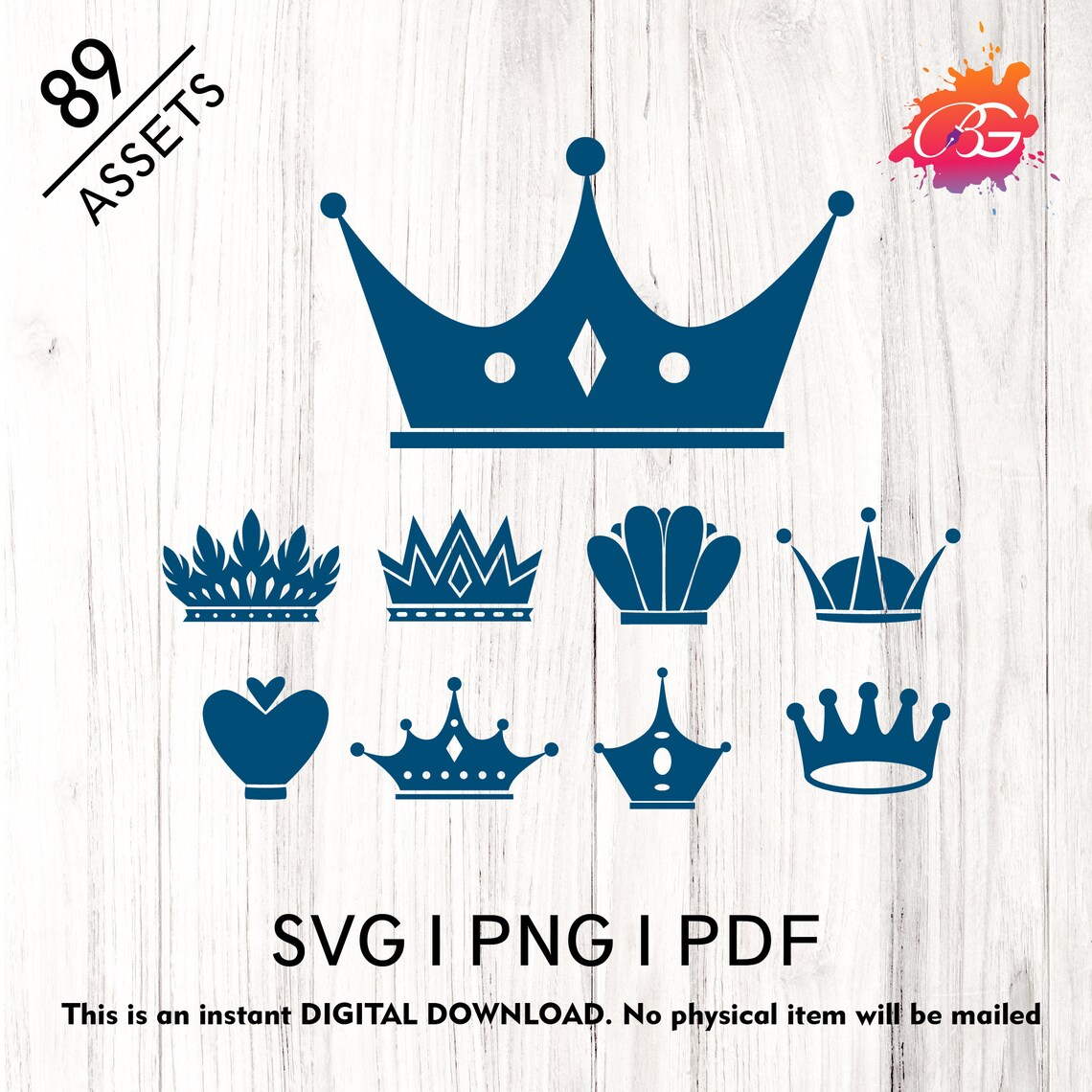 Buy Royal Crown SVG Princess Tiara SVG King Crown Queen Crown Online in ...