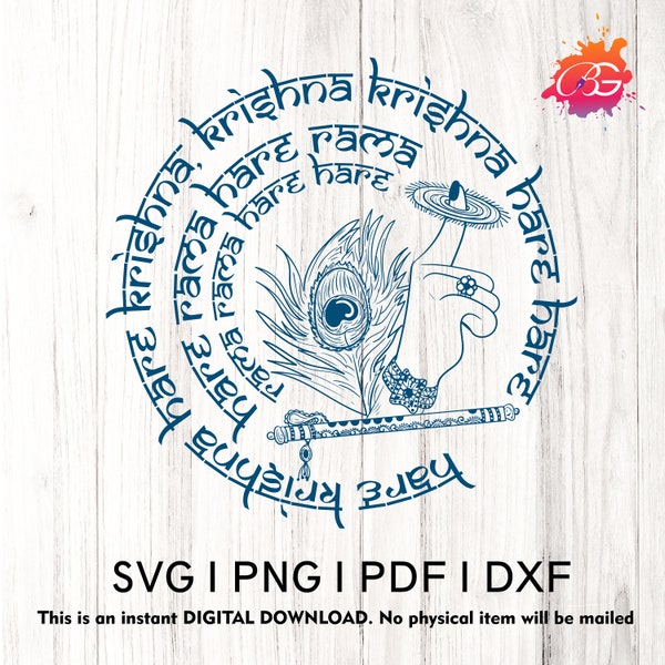 Krishna Laser Cut File - Etsy