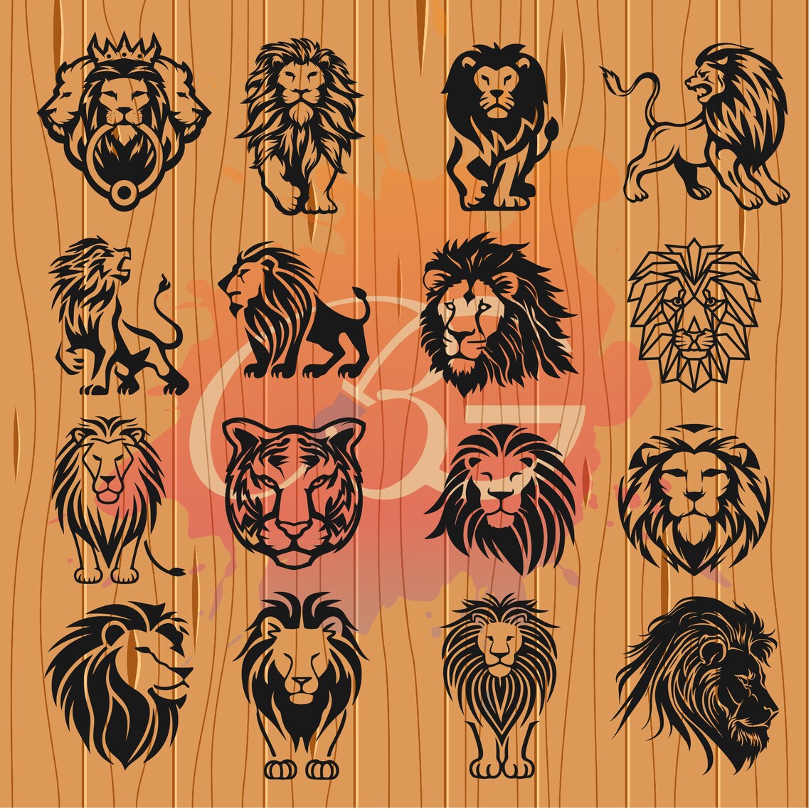 Buy Lion SVG Cut File Lion Head Svg for Cricut Instant Download Online ...