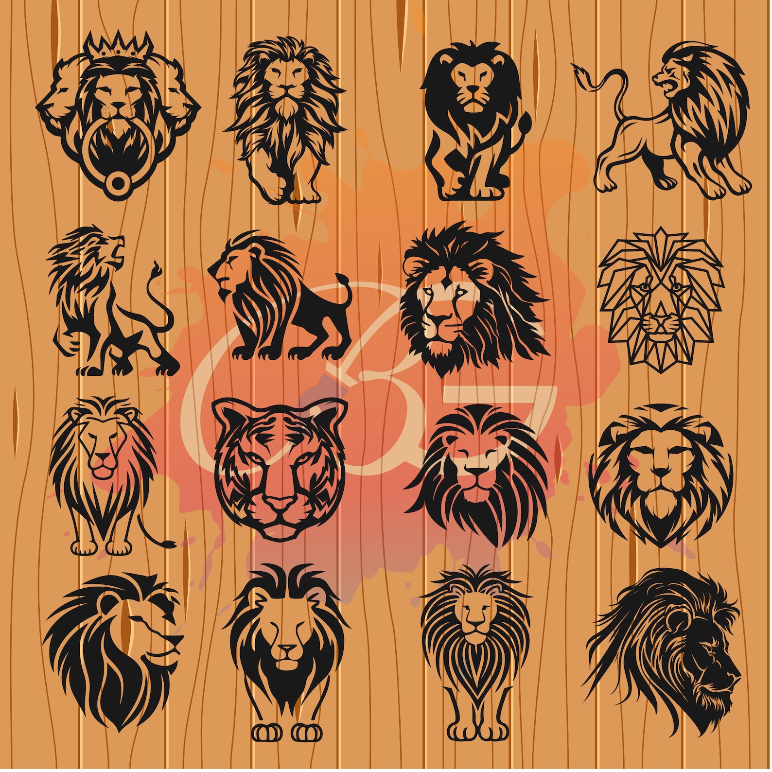 Buy Lion SVG Cut File Lion Head Svg for Cricut Instant Download Online ...
