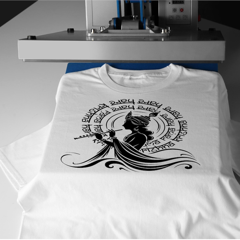Krishna SVG Cut File: Indian God T-shirt Design (digital Download) - Etsy