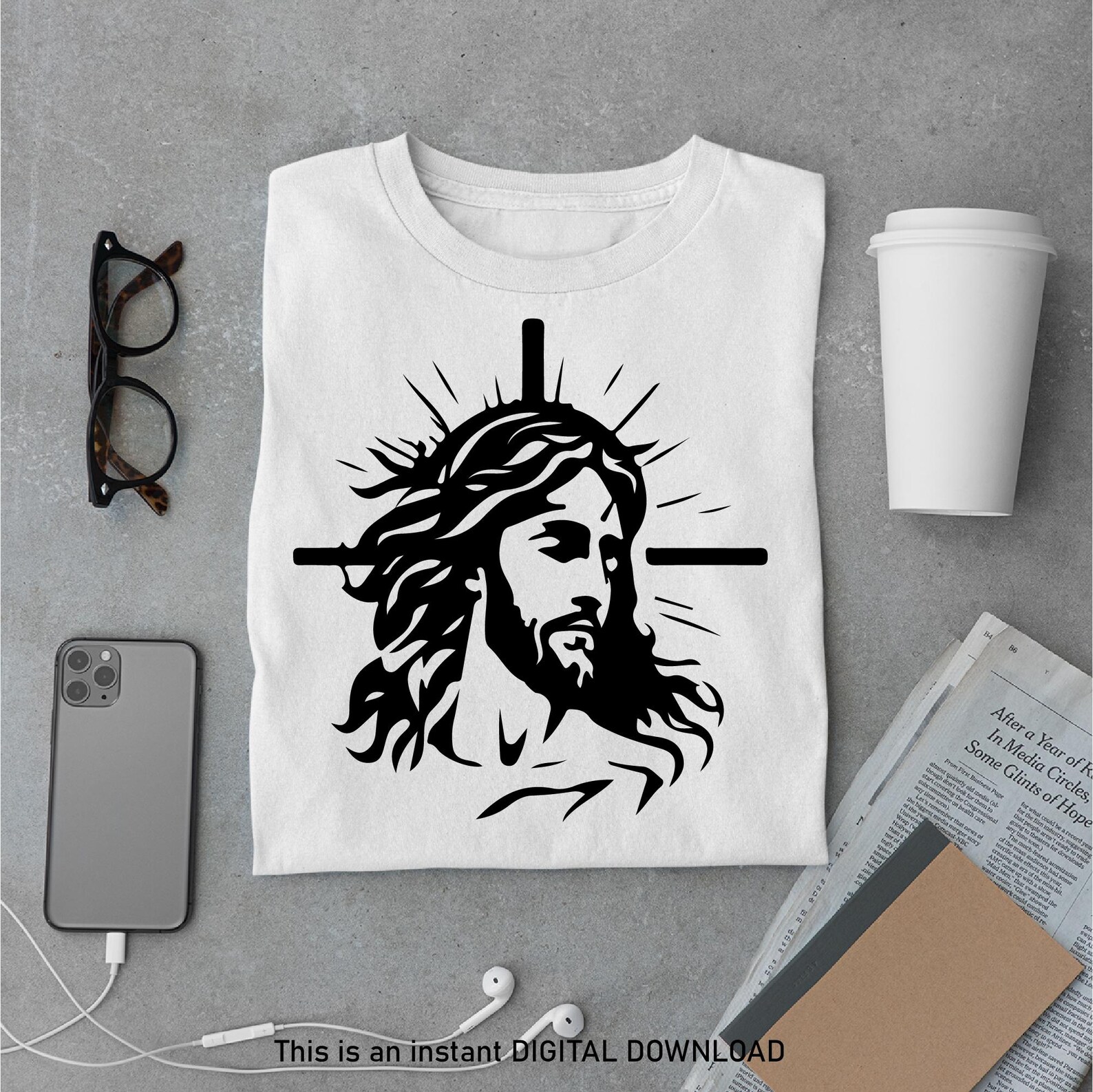 Jesus Christ Clipart: Christian SVG Bundle (digital Download) - Etsy