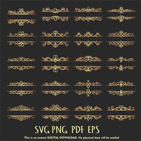 Digital Border Frame - Etsy