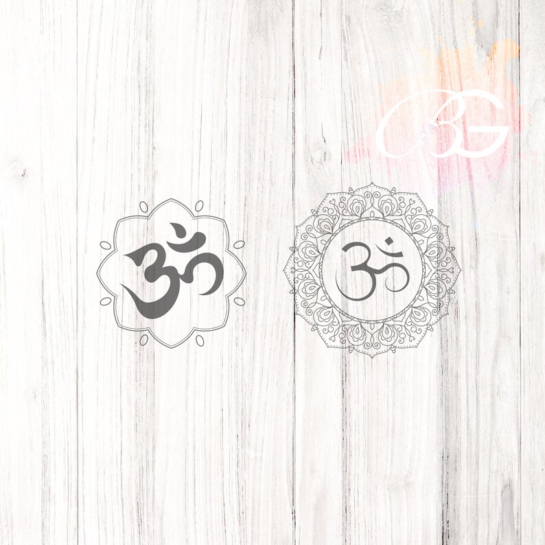 Aum Mandala SVG Bundle: Om Symbol Cut Files for Cricut, Silhouette ...