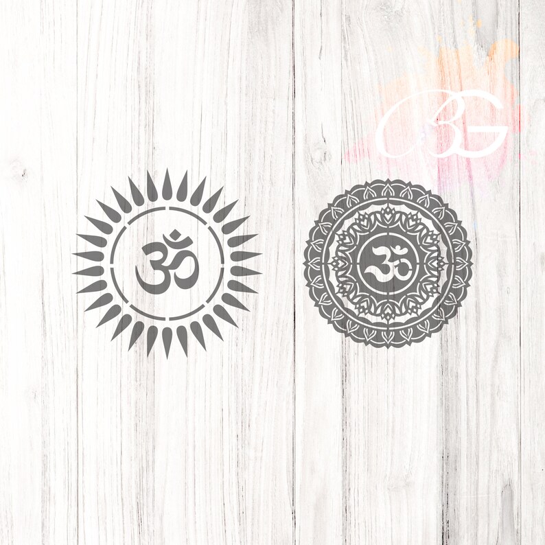 Aum Mandala SVG Bundle: Om Symbol Cut Files for Cricut, Silhouette ...
