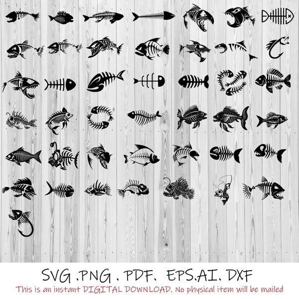 Fish Svg - Etsy