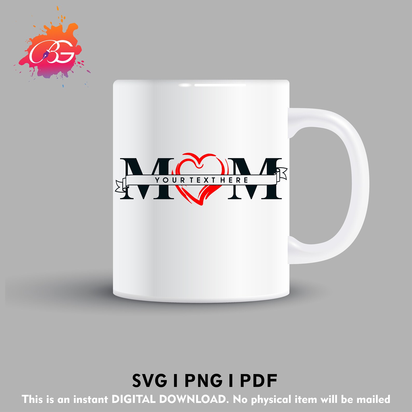 Mom Monogram Svg Mom Svg Mama Svg Mothers Day Svg Split - Etsy