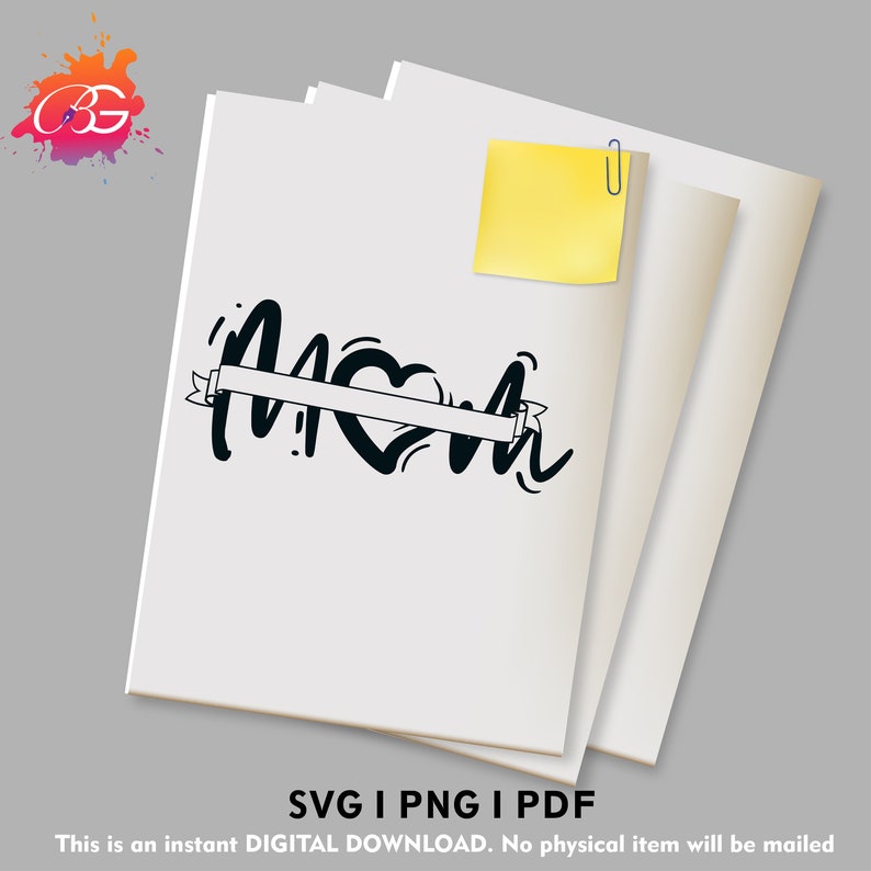 Mom Monogram Svg Mom Svg Mama Svg Mothers Day Svg Split - Etsy