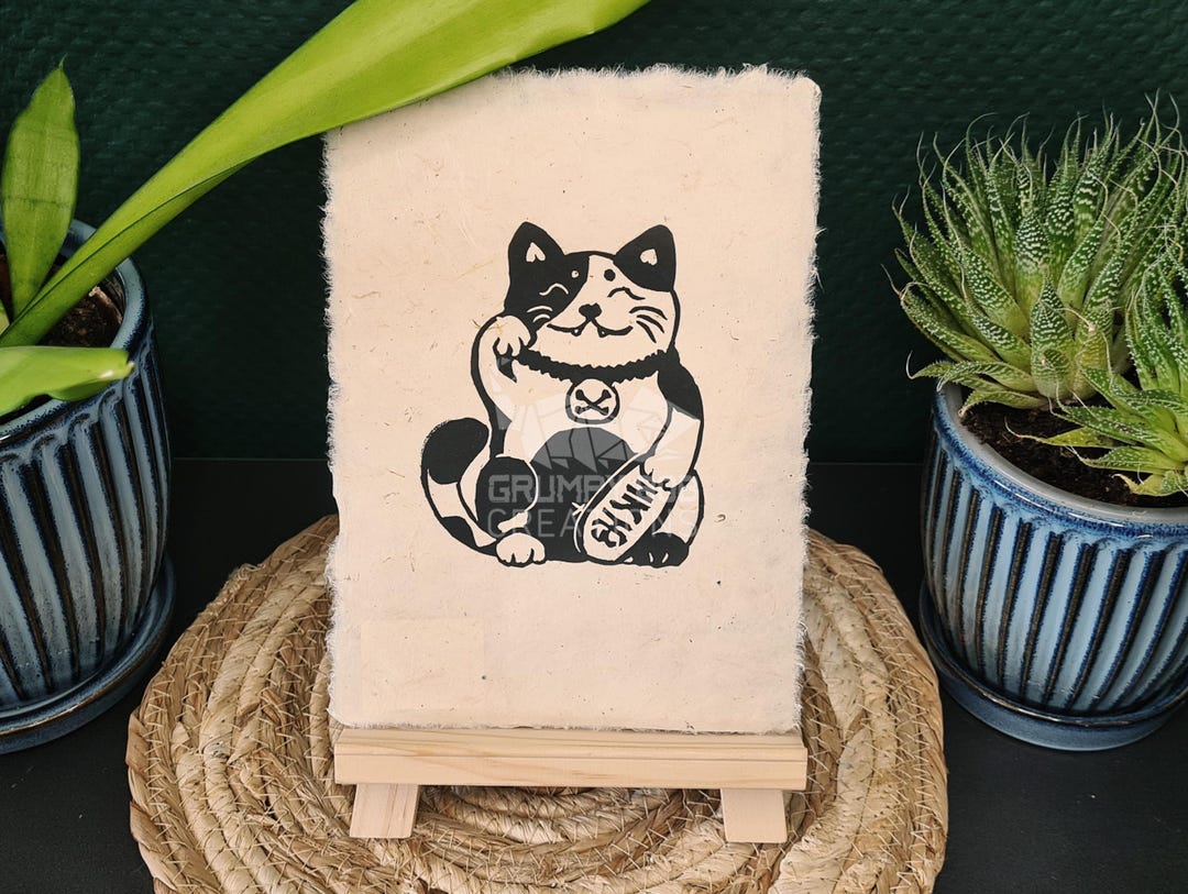 Art Print - Maneki-neko - Various Colors - Etsy