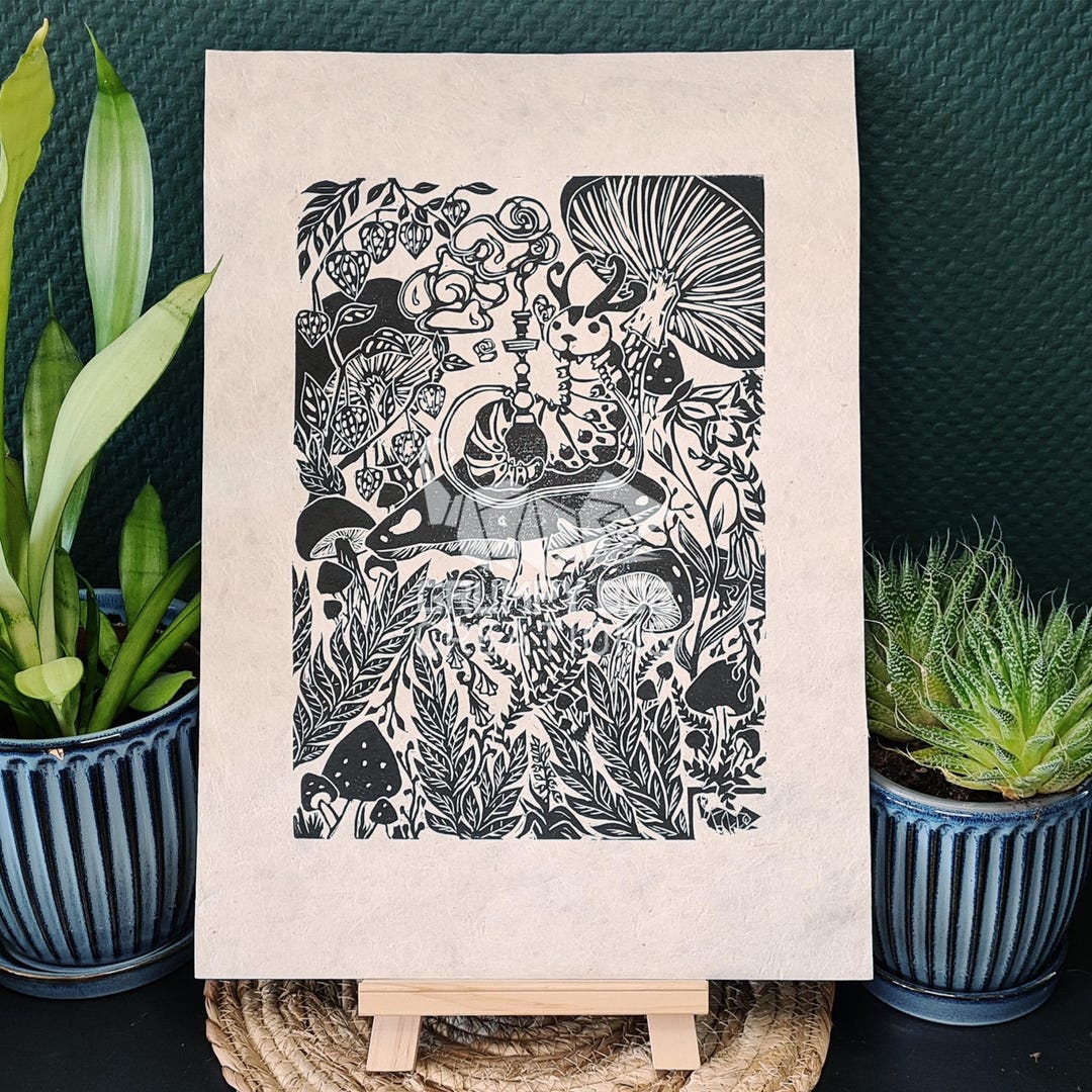 Art Print - Absolem From Alice in Wonderland - DIN A3 - Etsy